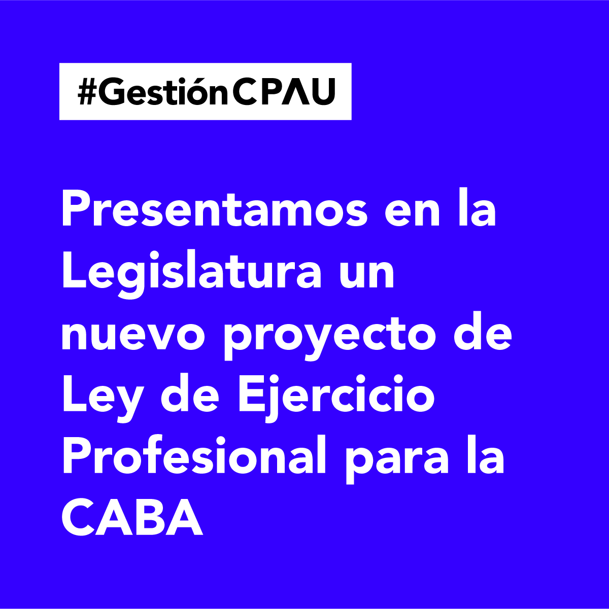 CPAU | Consejo Profesional de Arquitectura y Urbanismo