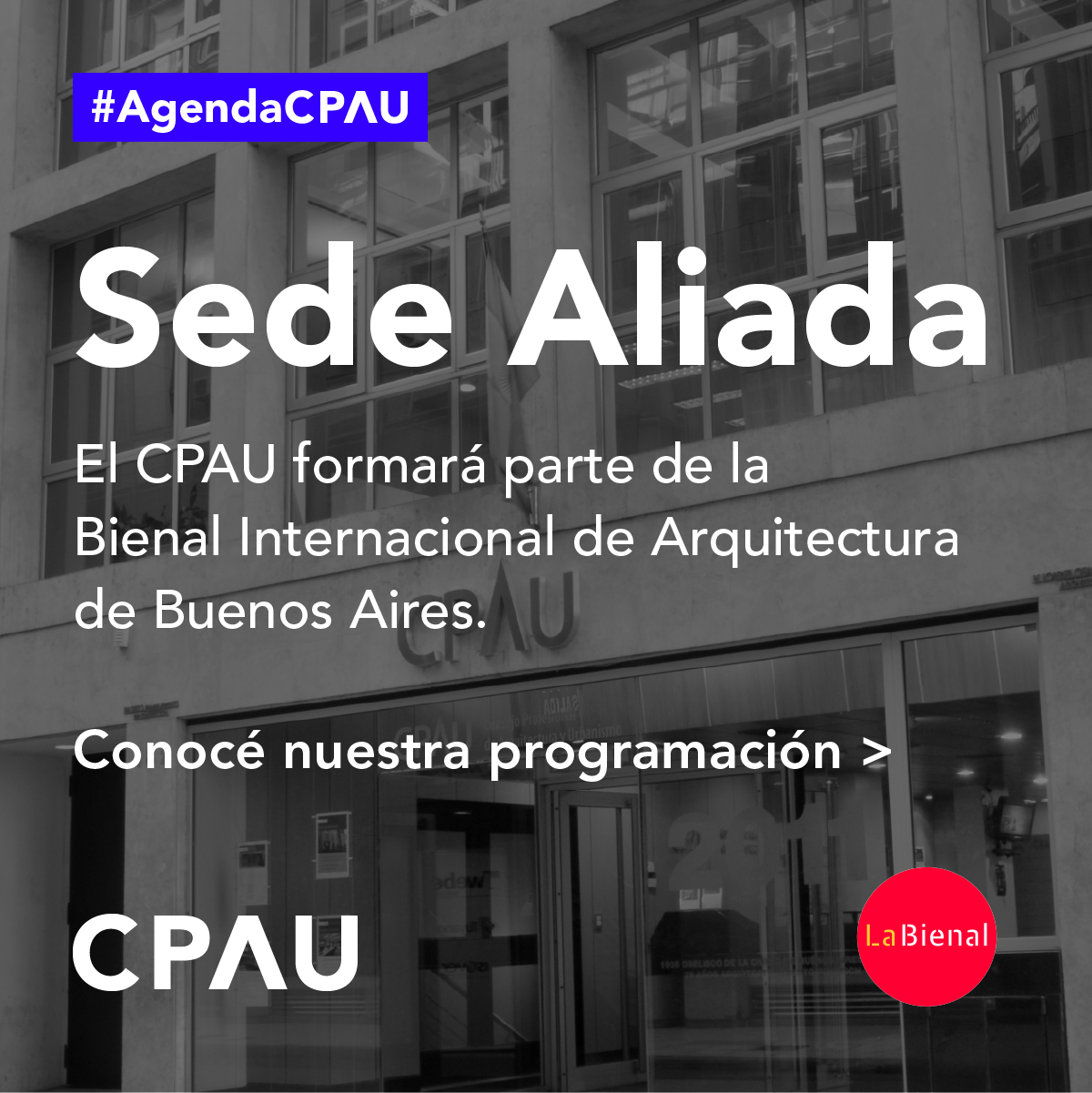 El programa del CPAU en la Bienal de Buenos Aires